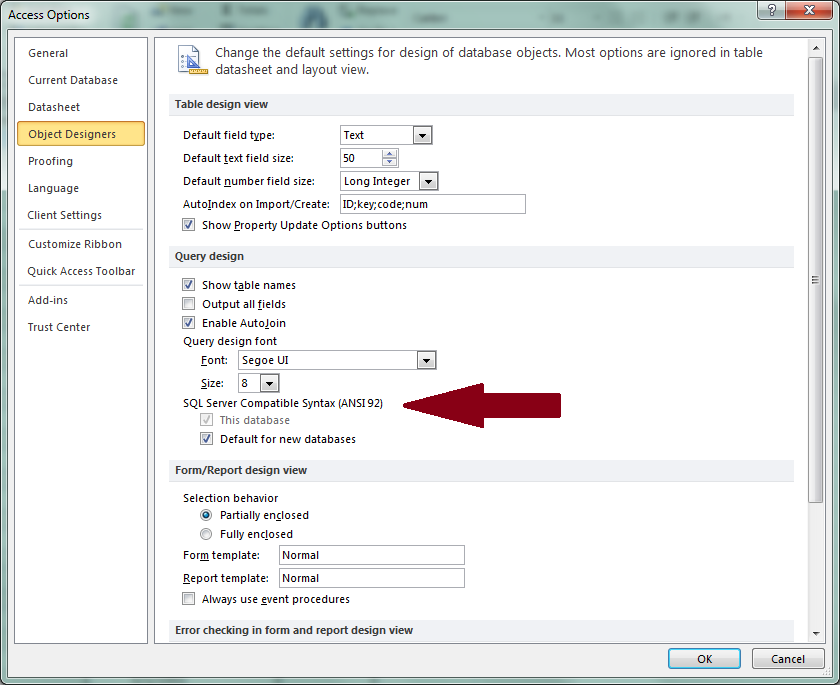 Microsoft Access and ANSI – Coding Musings